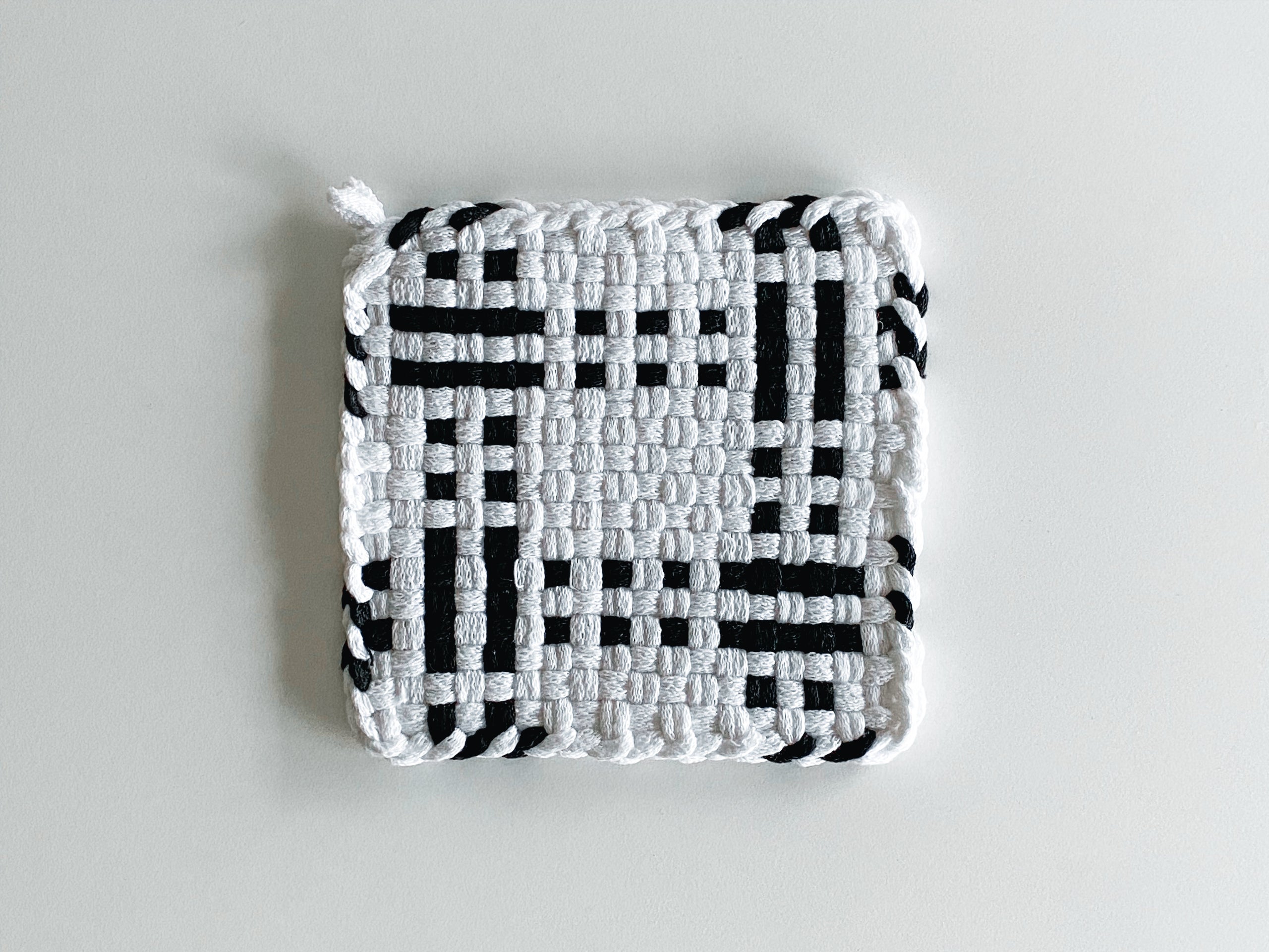 Morse Code - White | LION LOOMS